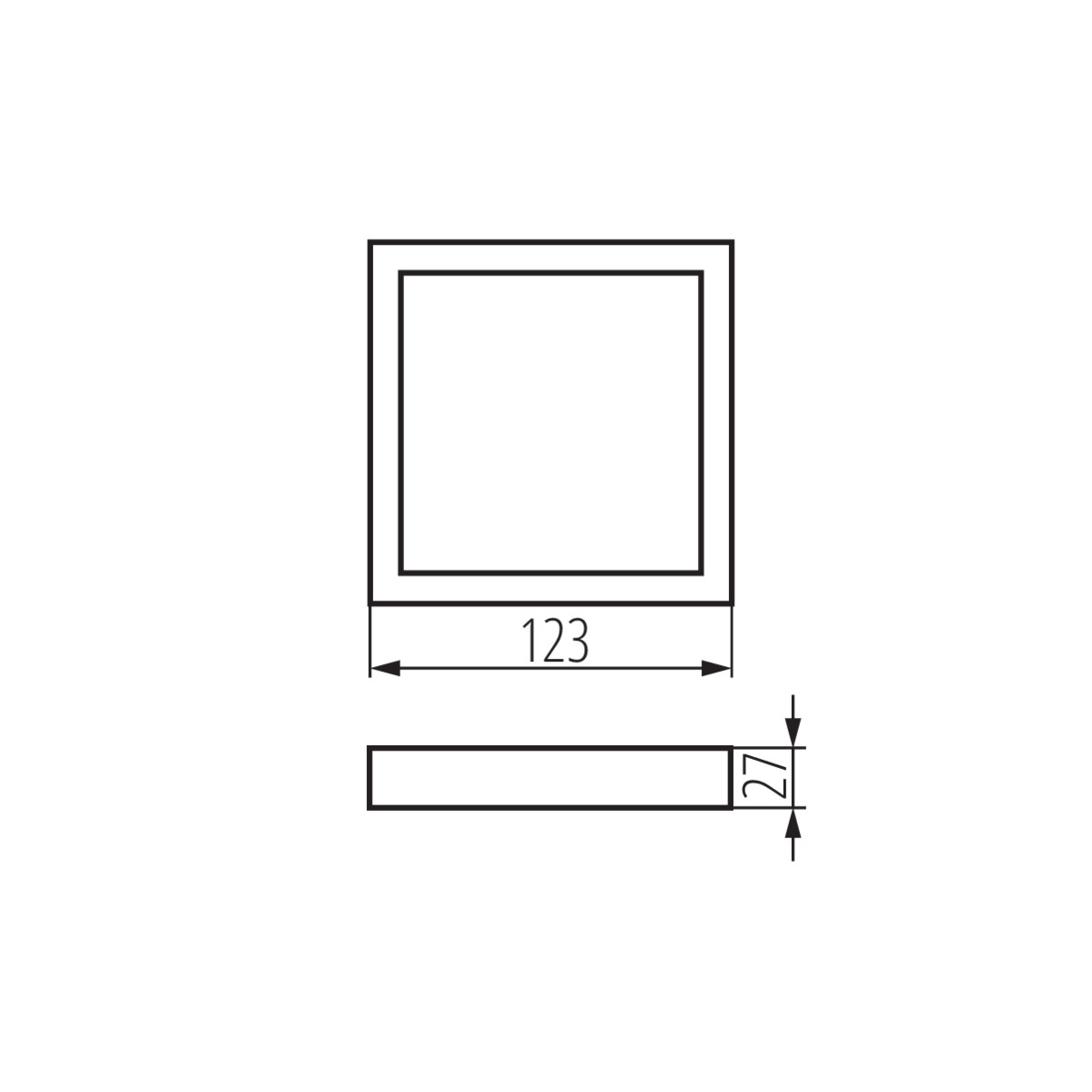 SP FRAME N 6W-S - Lampy sufitowe natynkowe - sklep Kanlux for home